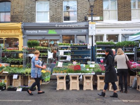 COLUMBIA ROAD FLOWER MARKET - S Marks The Spots
