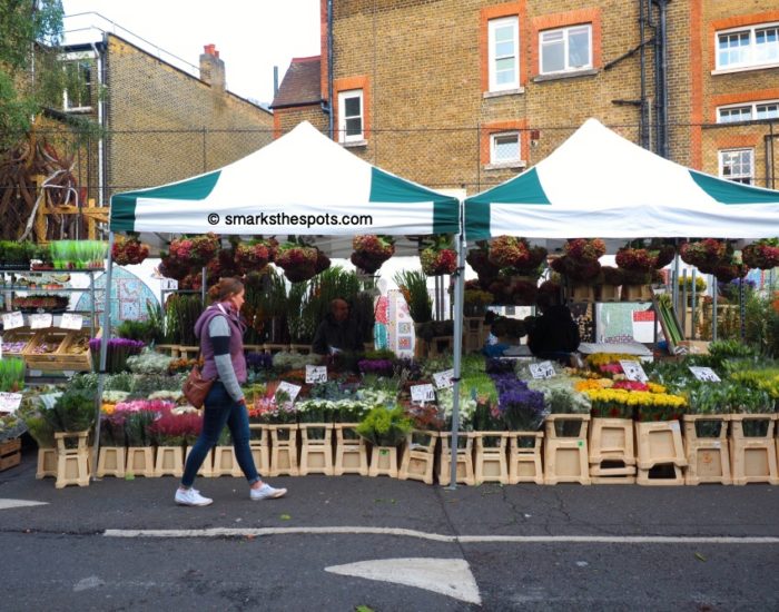 COLUMBIA ROAD FLOWER MARKET - S Marks The Spots
