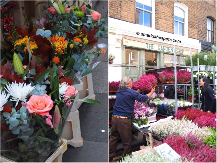 COLUMBIA ROAD FLOWER MARKET - S Marks The Spots