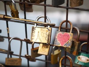 LOVE LOCKS IN PARIS - S Marks The Spots